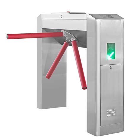 Software Intelligent Rfid Tripod Turnstile Access Control Gate