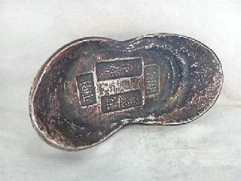 古代银元宝价格及图片 大清银库小银元宝图片 50两银元宝及图片 大山谷图库