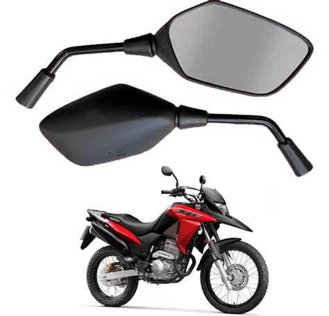 Par Espelho Retrovisor Xre 300 2013 A 2024 Rosca M10 Honda