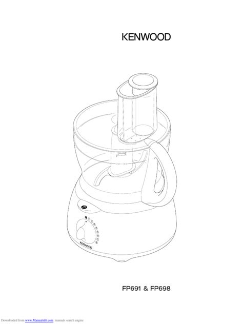 Food Processer Pdf Food Processor Blender