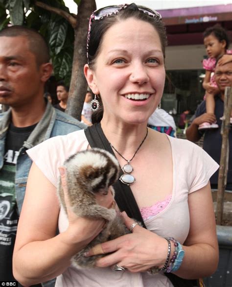 Human Biting A Slow Loris