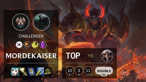 Mordekaiser Top Vs Sett KR Challenger Patch 10 3 YouTube