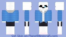 Sans Undertale Minecraft Skin