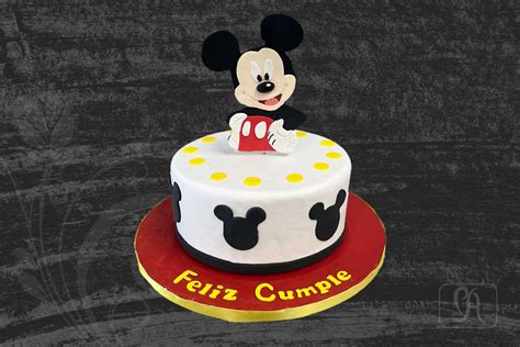 Pastel De Mickey Alto Pasteleria Cerca De Mi