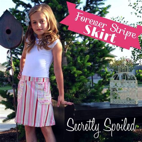 Secretly Spoiled Stripe Skirt Skirts Fashion