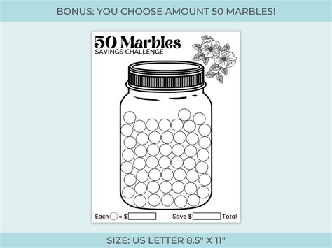 Day Savings Challenge Printable Money Saving Challenge Etsy