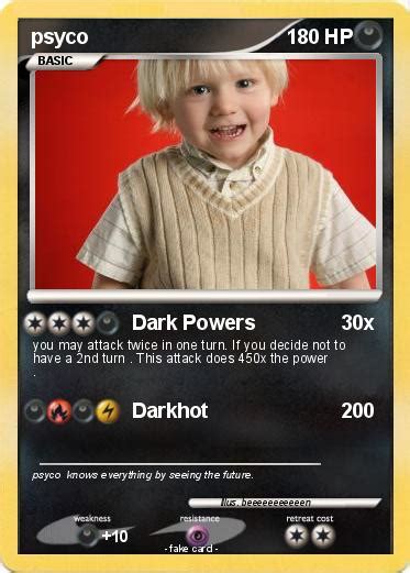 Pokémon Psyco 52 52 Dark Powers My Pokemon Card