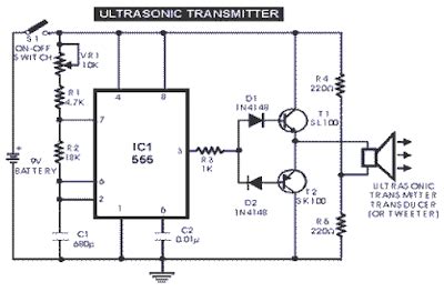 Skema Rangkaian Sensor Ultrasonic