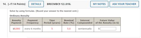 Solved 7 18 Points BRECMBC9 12 II 006 Use Table 12 2 To Chegg