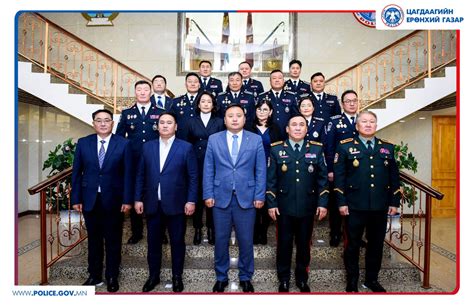Хууль зүй дотоод хэргийн сайд О Алтангэрэл цагдаа дотоодын цэргийн байгууллагын үйл