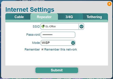 Internet Settings GL INet Router Docs Internet Settings GL INet Router Docs