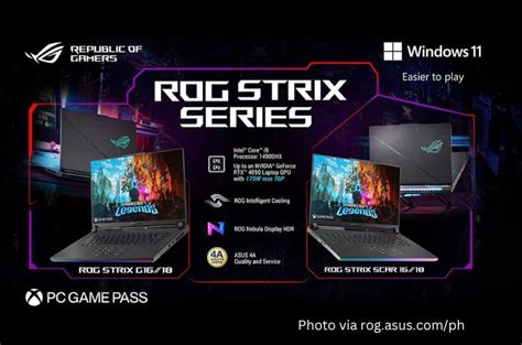 The Latest Rog Strix Laptop Lineup Arrives In The Philippines Service
