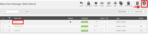Linking An Article To A Menu Item MC Professional