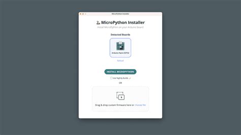 Press Install Micropython A Loading Animation Will Appear Press Install Micropython A Loading Animation Will Appear