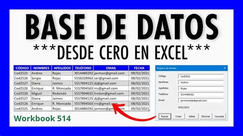 Cómo crear una base de datos desde cero en excel Artofit