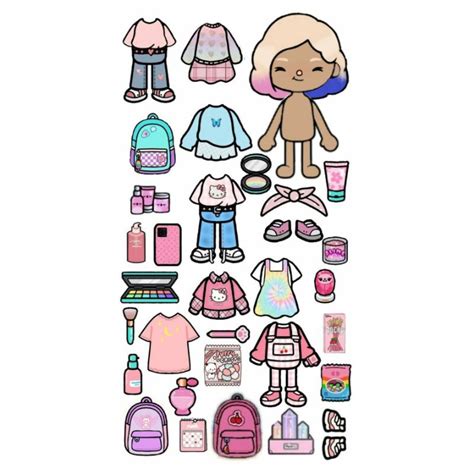 Toca BOCA PAPER TOY PAPER DOLL BP BP AN DISASSEMBLY KUROMI ENIDS ENID