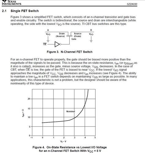 SN CBT C Output Voltage Question Switches Multiplexers Forum Switches Multiplexers