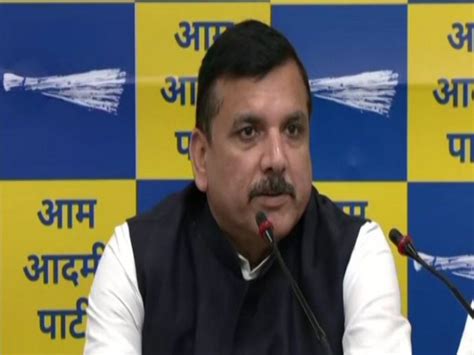 Aap Leader Sanjay Singh Gives Suspension Of Business Notice To Discuss