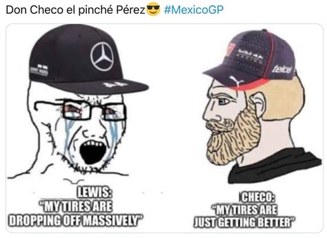 Checo Pérez los mejores memes por su tercer lugar en el Gran Premio de México