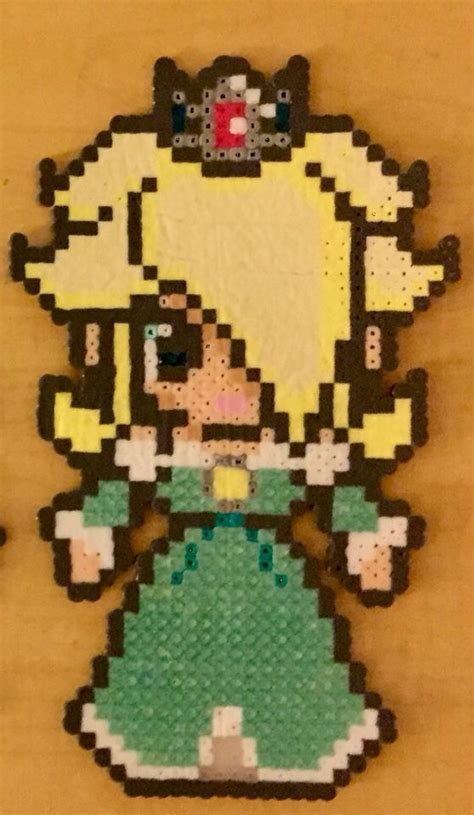 Princess Rosalina Perler Bead Hama Template Mario Galaxy Hama Beads