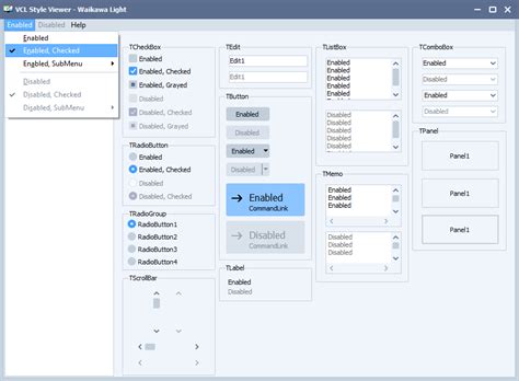 New Vcl Styles From Delphi Third Party Delphi Praxis En