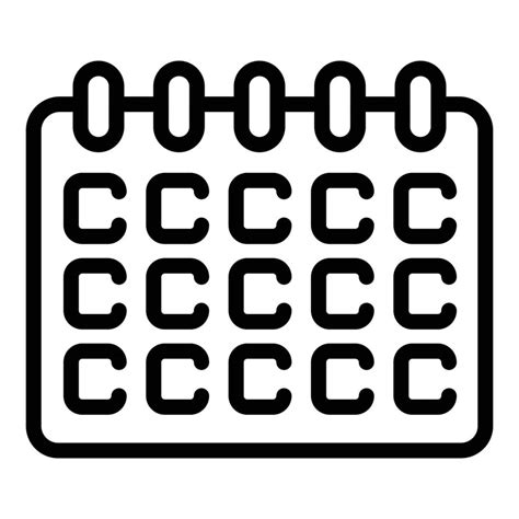 event planner person icon outline style 15891195 vector art at vecteezy
