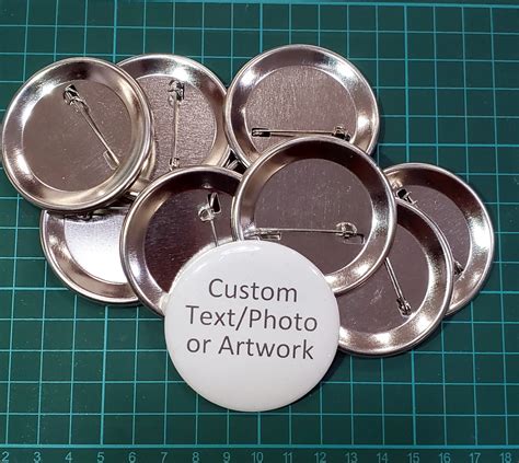 2 14 Custom Pin Back Button Badges Photo Badges Made To Order Etsy