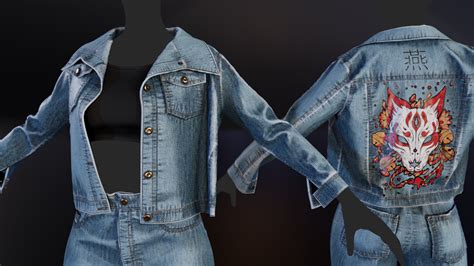 Artstation Jeans Outfit Low And High Poly 3d Models Game Ready