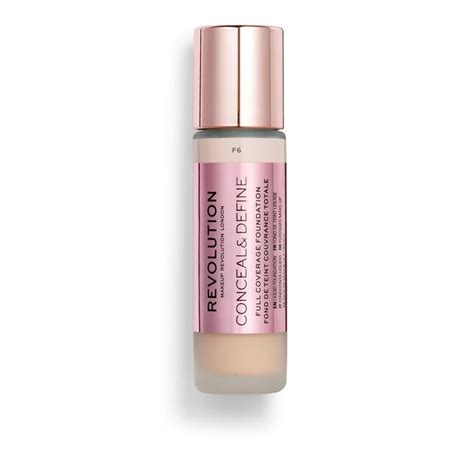 Revolution Conceal And Define Ultra Matte Full Coverage Foundation F6
