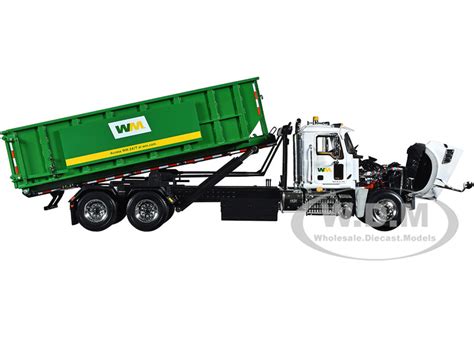 Mack Granite Mp Waste Management Garbage Truck With Ribbed Roll Off