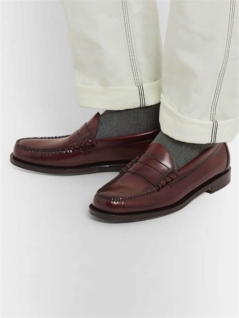 Gh Bass And Co Weejuns Heritage Larson Leather Penny Loafers For Men