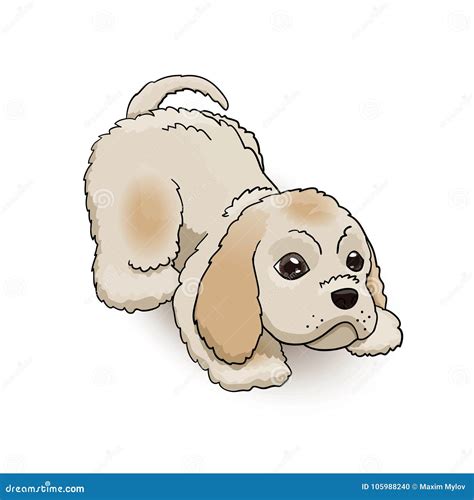 猎犬小狗漫画人物使用 狗传染媒介例证 向量例证 插画 包括有 哺乳动物 蓬松 保险开关 追逐 毛皮 105988240