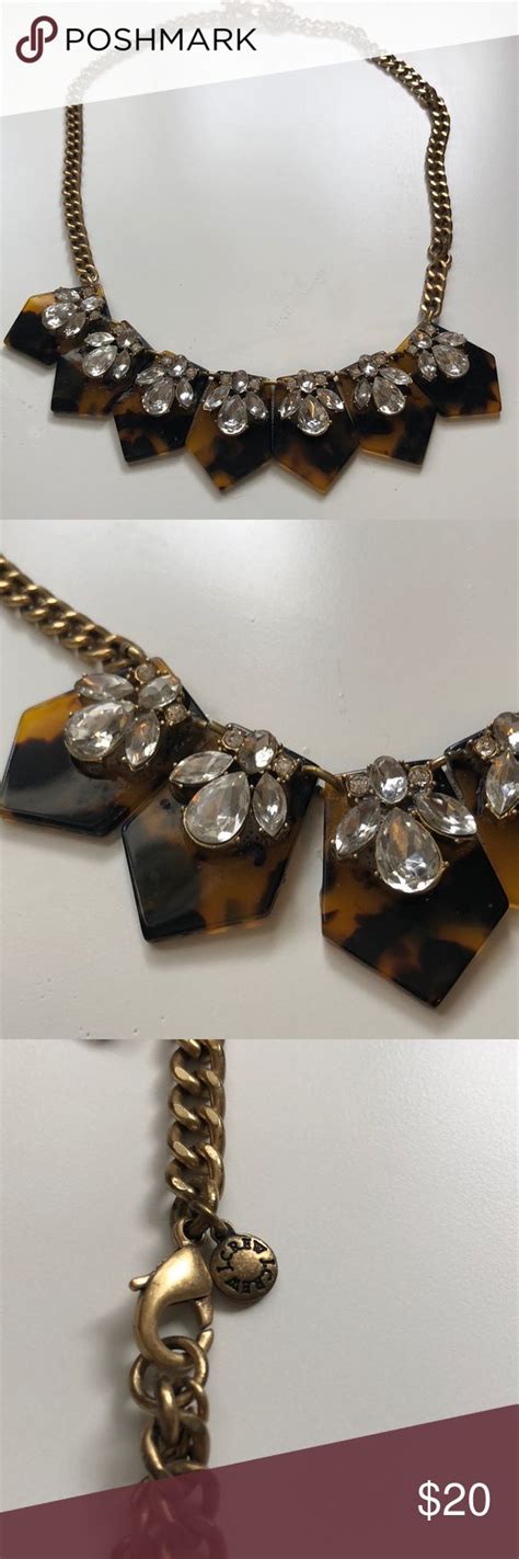 J Crew Tortoise Shell Statement Necklace Statement Necklace