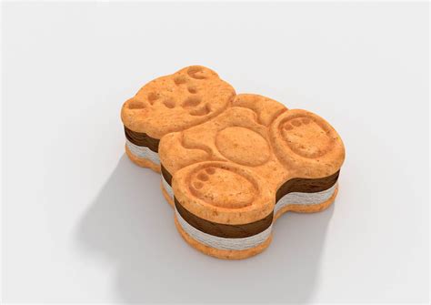 테디 베어 샌드위치 아이스크림 초콜릿 3d 모델 28 3ds Fbx Max Obj Unknown Free3d