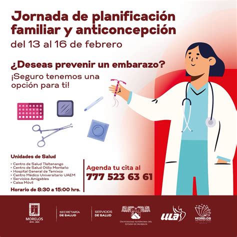 Invita Ssm A Jornada De Planificación Familiar Y Anticoncepción Zona
