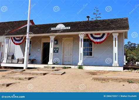 San Diego California Old Town San Diego State Historic Park Editorial