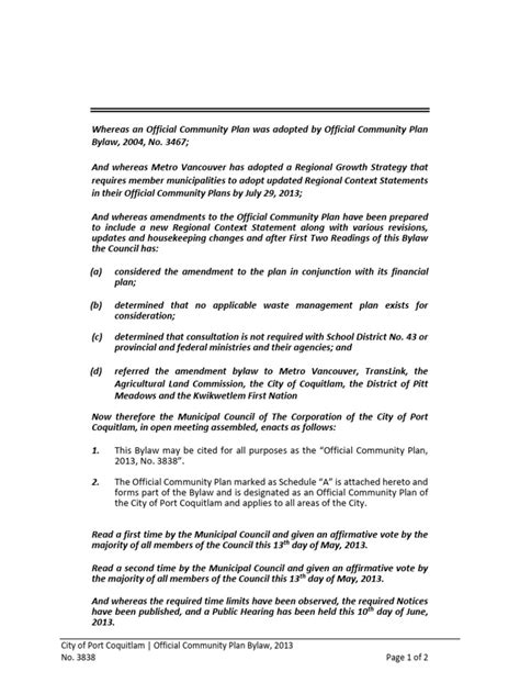 3838 Official Community Plan Pdf