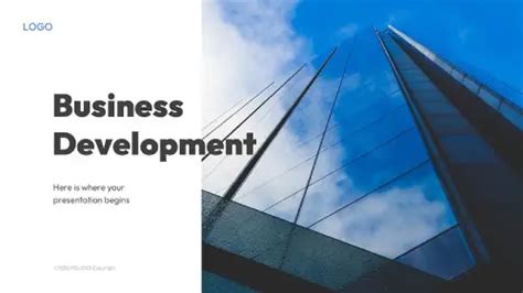 Business Development Presentation Ppt Template Mslides