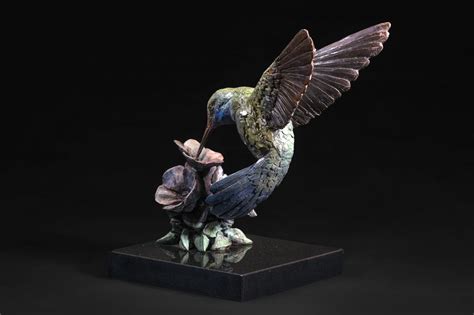 Hummingbird Sculpture By Tanya Russell
