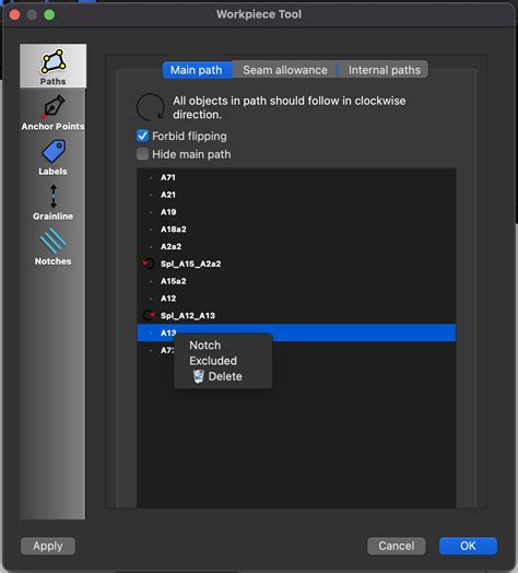 cannot edit points on pattern piece bug reports issues seamly