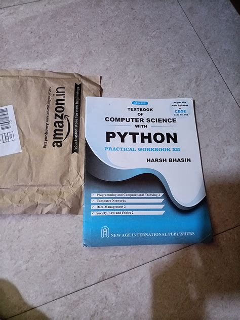 Textbook Of Computer Science With Python Bhasin Harsh Books