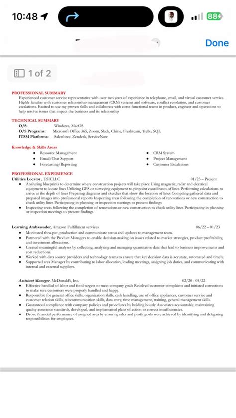 Hi Newbie Alert Here I Have This Resume But Idk If Its Good Enough