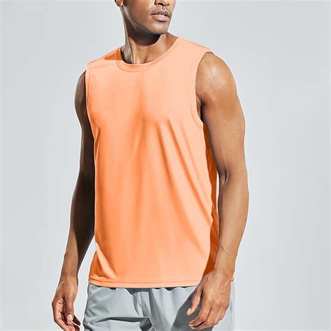 Wotryit Tank Tops Menmens Summer Solid Color Vest Fashion Casual