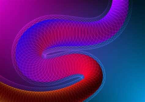 Digital Technology Wavy Gradient Background Abstract Gradient Wireframe Concept Design For