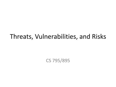 Ppt Threats Vulnerabilities And Risks Powerpoint Presentation Free Download Id 2212335