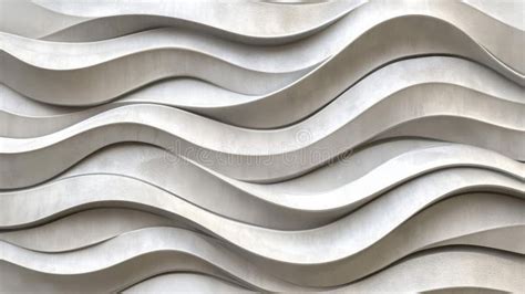 Abstract Wave Pattern Texture Background Grey White Curve Stock Illustration Illustration Of