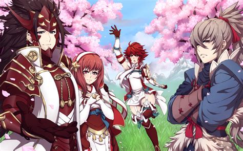 Welcome Home Ryoma Sakura Hinoka Takumi Fanart By Crescentia