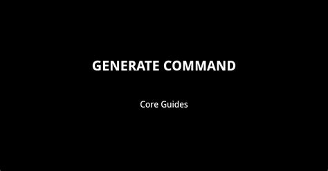 Nx Console Generate Command Nx