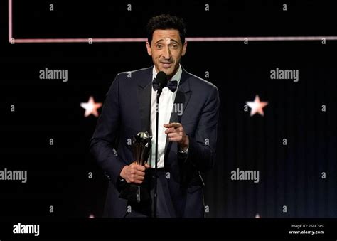 Adrien Brody Accepts The Award For Best Actor For The Brutalist During The 30th Critics Choice
