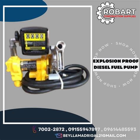 Explosion Proof Diesel Fuel Pump Commercial And Industrial Construction